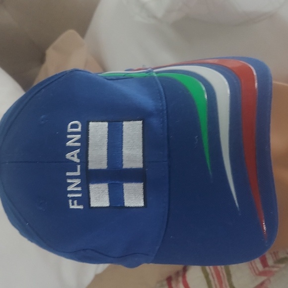 Accessories | Vintage Finnish Scandinavian Flag Blue Cap Hat Made In ...